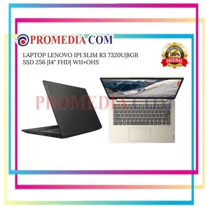 Jual Laptop Lenovo Ip1 Slim R3 7320u|8gb Ssd 256 |14 Fhd| W11+ohs Di ...