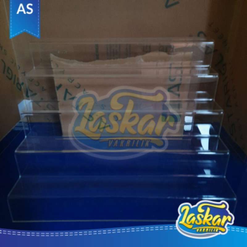 Promo Rak Tangga Acrylic 5 Tingkat/rak Action Figure Diskon 24% Di ...