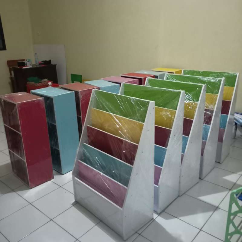 Promo New Rak Buku Anak 5 Susun Putih Diskon 17% Di Seller Rumahku ...