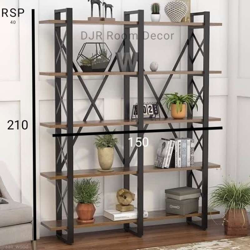 Promo Rak lemari standing partisi ruang industrial minimalis Diskon 17% ...