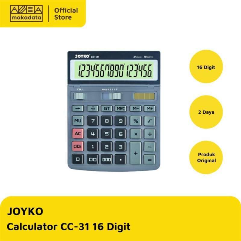 Jual Kalkulator Joyco 16 Digit Original Harga Termurah April 2024 | Blibli