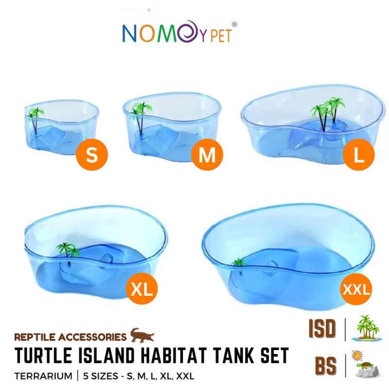 Jual Turtle Tank Tempat Kandang Ember Bak Vivarium Aquarium Kura Brazil Air - Ukuran L Di Seller ...