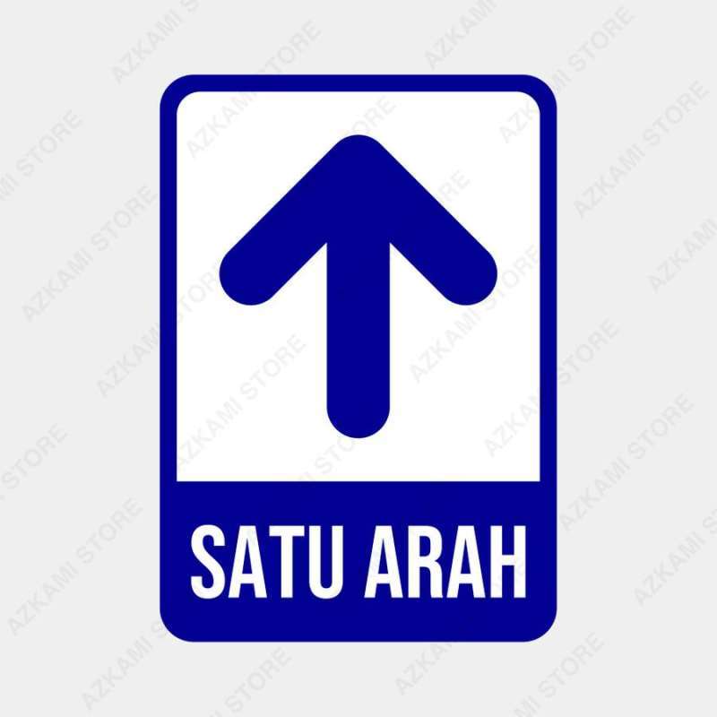 Jual Rambu Jalur Satu Arah 35cm x 50cm Plat Alumunium di Seller Takama Store - Cigending, Kota ...