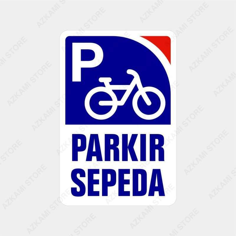 Jual Rambu Parkir Sepeda 20cm x 30cm - Plat Alumunium di Seller Takama ...
