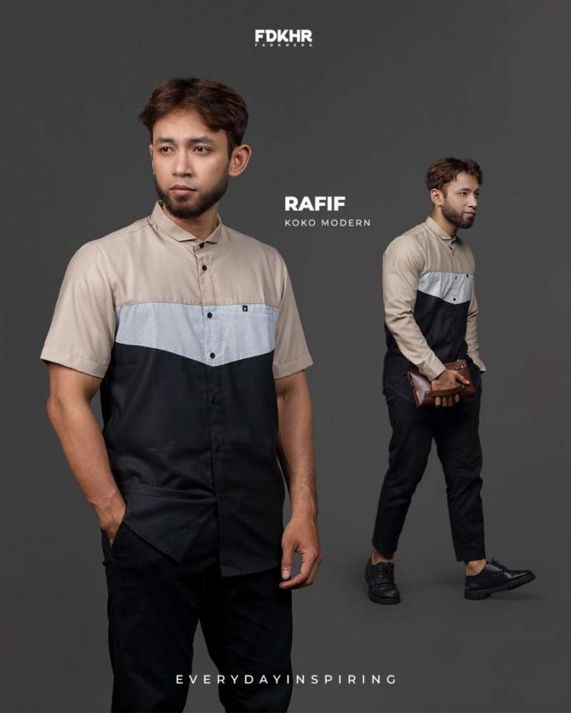 Jual RAFIF dan RAFIF LONG kemko modern kemeja Pria Fadkhera di Seller fadkhera - Sinduadi, Kab ...