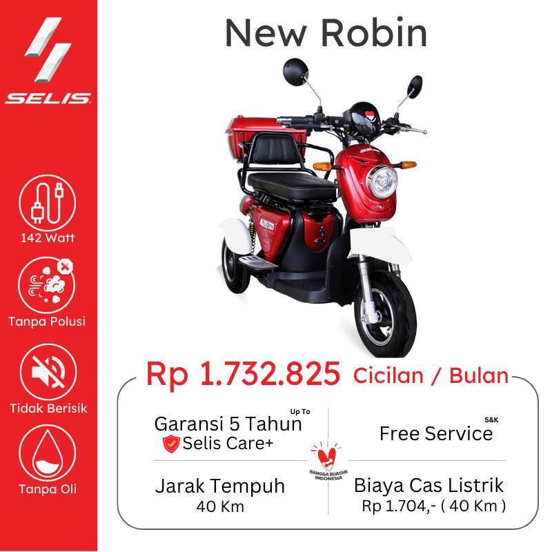 Jual Selis - Motor Listrik New Robin Di Seller Selis Indonesia - Selis ...