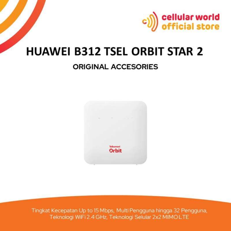 Jual Modem Huawei B312 Telkomsel Orbit Star 2 50GB Garansi Resmi ...