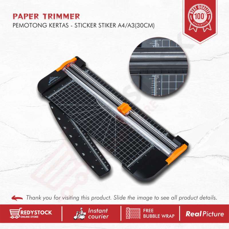 Jual Paper Timmer Cutter Pemotong Kertas Sticker A4 A3 30cm