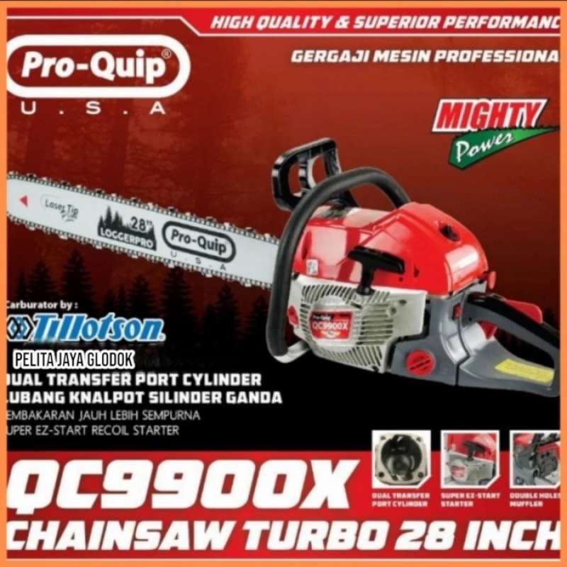 Promo Mesin Gergaji Pohon Kayu 28 inch USA / Chainsaw 28 inch Proquip ...
