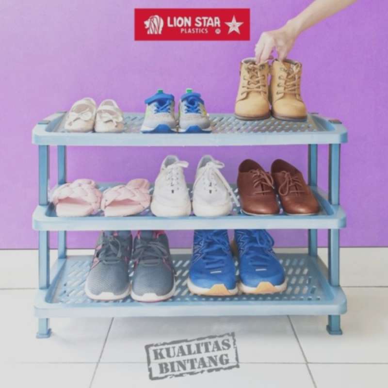 Promo MAXI SHOES RACK SS-3 LION STAR / RAK SEPATU SUSUN / RAK SANDAL ...