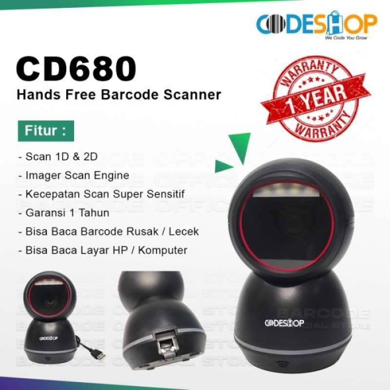 Promo Scanner Barcode Imin X1 Usb 2 Dimensi Qr Code Efaktur Scan Layar ...