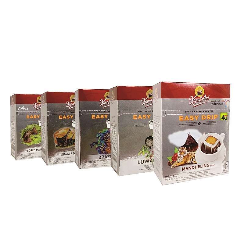 Promo Kapal Api EASY DRIP - Kopi Saring - BOX isi 5 sachet - LUWAK ...