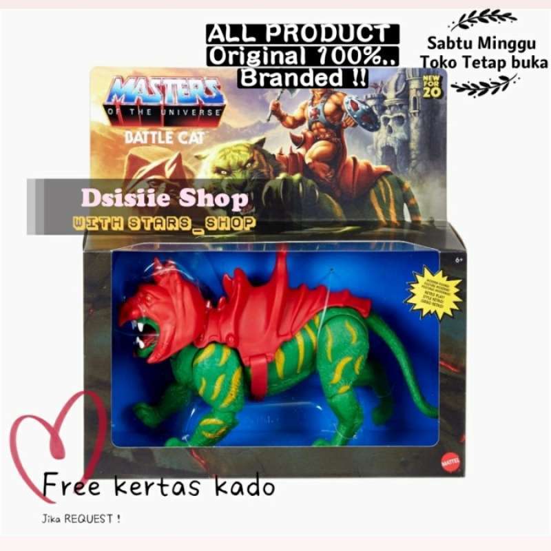 Promo Masters of the Universe Origins Battle Cat Action Figure Ori ...