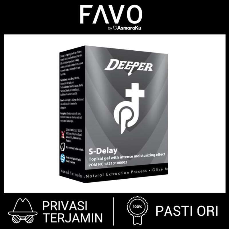 Promo Pelumas Wanita - Deeper S-delay Topical Lubricant Gel - 10 ...