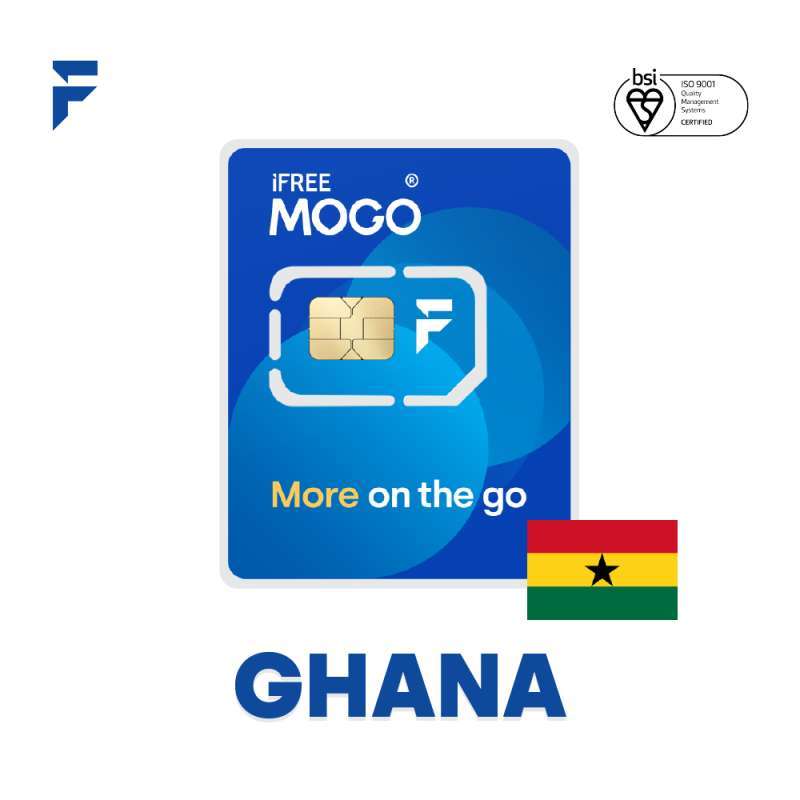 Jual SIM Card MOGO S by iFREE [Ghana Package/Paket Ghana] - 1 Day 100 ...