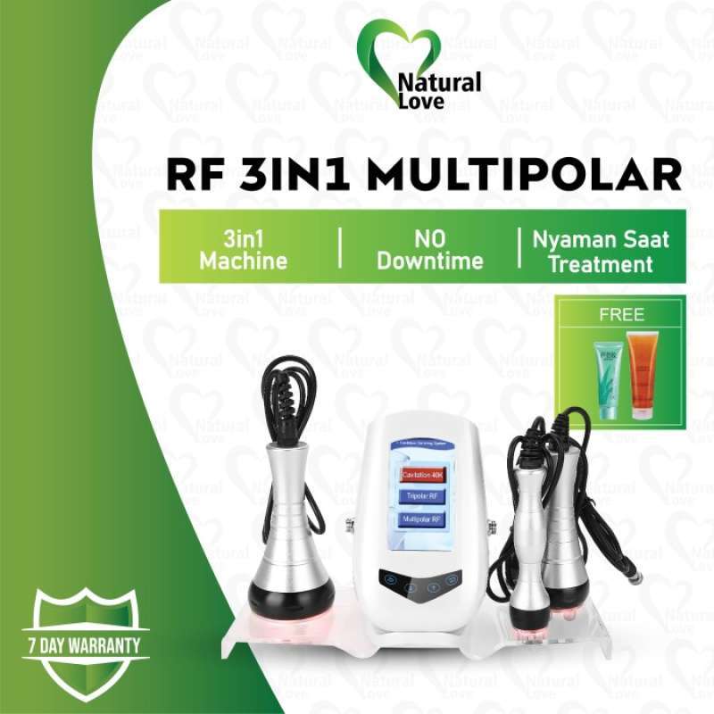 Jual Alat Rf Radio Frekuensi Multipolar 3in1 Pelangsing Tubuh Rf ...