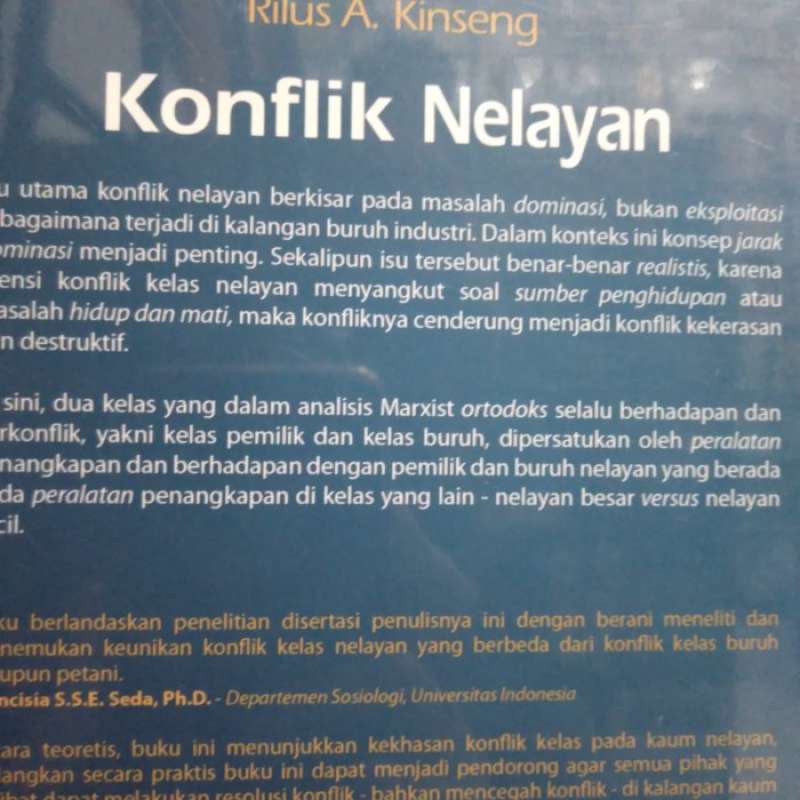 Jual Konflik Nelayan Analisis Marxist Ortodoks Rilus A Kinseng Di ...