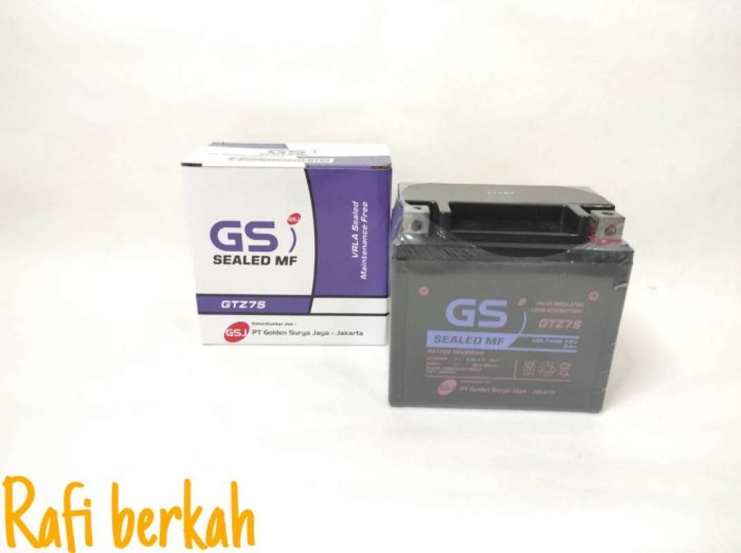 Jual Aki Motor Honda Cbr150r.vario 125. Vario 150 Gtz7s Mf 12v 6ah Aki ...