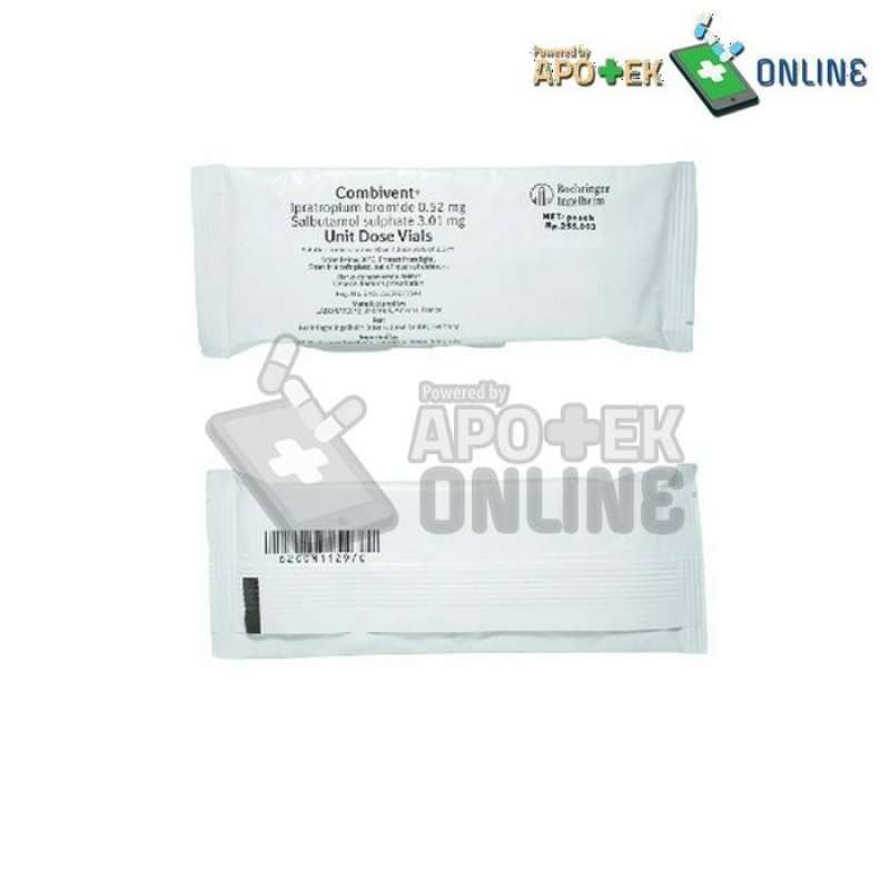 Jual Combivent 2,5ml Udv 10`s/salbutamol Sulfat,ipratropium Bromide ...