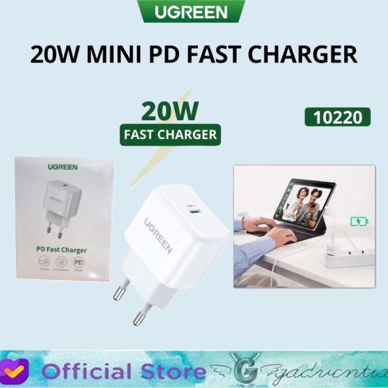 Promo UGREEN Adapter Charger 20W USB C 11 12 13 Pro Max 10220 ...