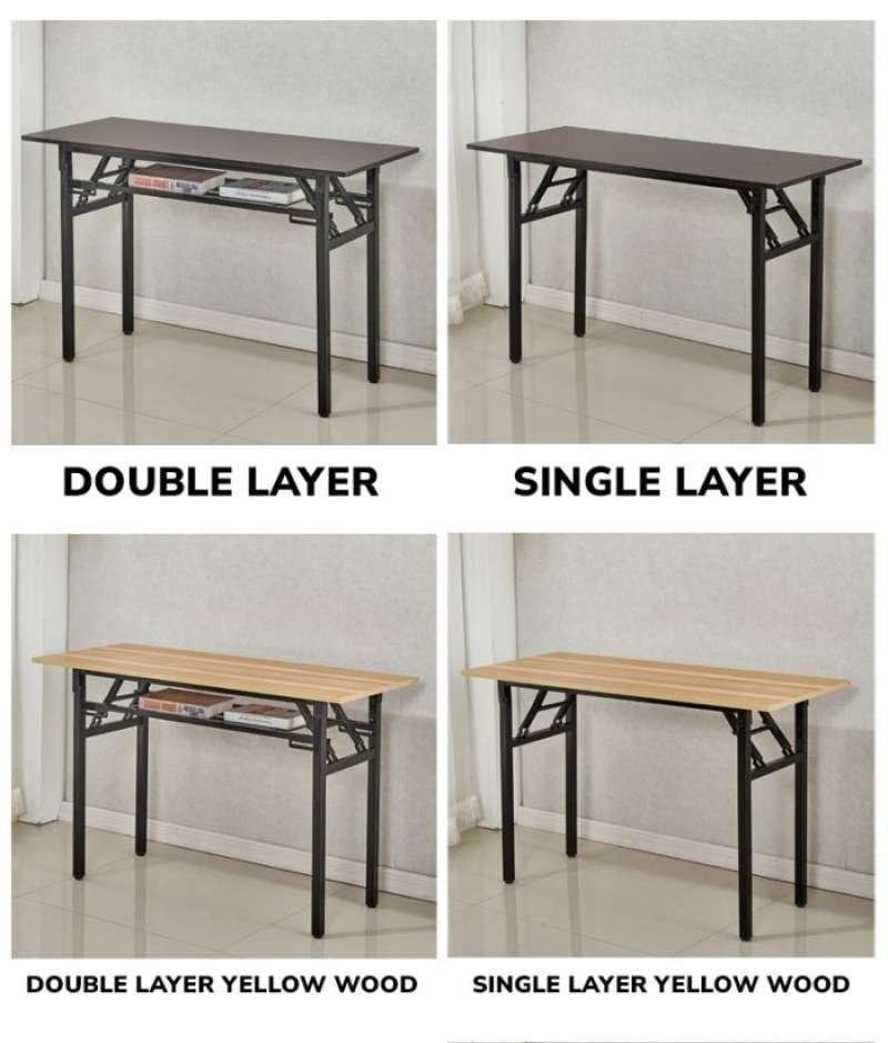 Promo Meja Kantor Kayu Laptop Lipat Minimalis Multifungsi Meja Komputer ...