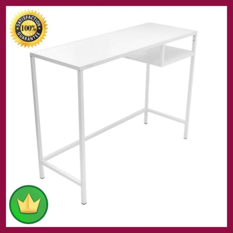 Promo Meja Kantor Metal 100x36x74 Cm - Putih Diskon 23% di Seller Aizen ...