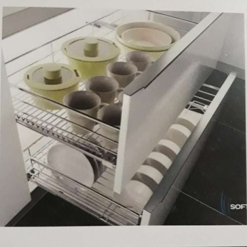 Jual Rak tarik 3 sided DRAWER PULL OUT HIGOLD 303101 70CM di Seller ...