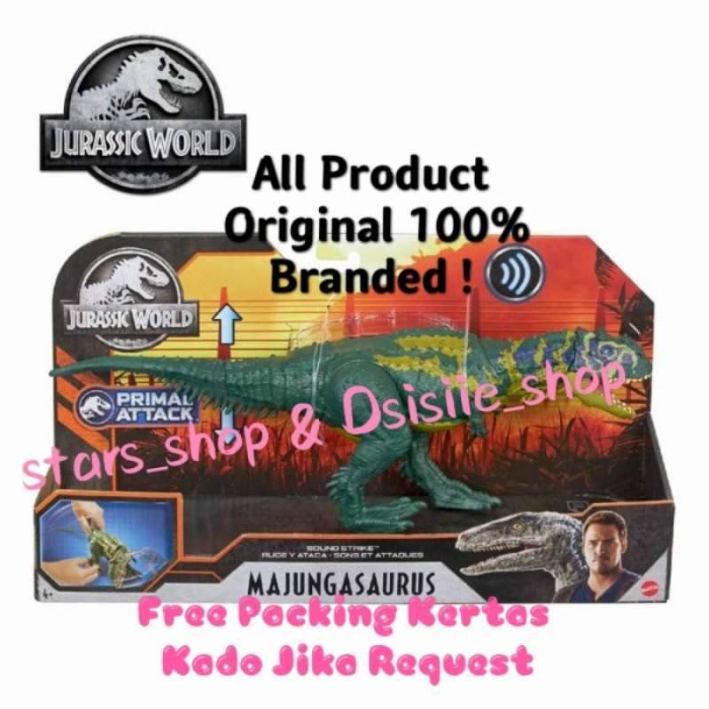 Jual Jurassic World Majungassurus Primal Attack Sound Strike Original /Dino di Seller Marci ...
