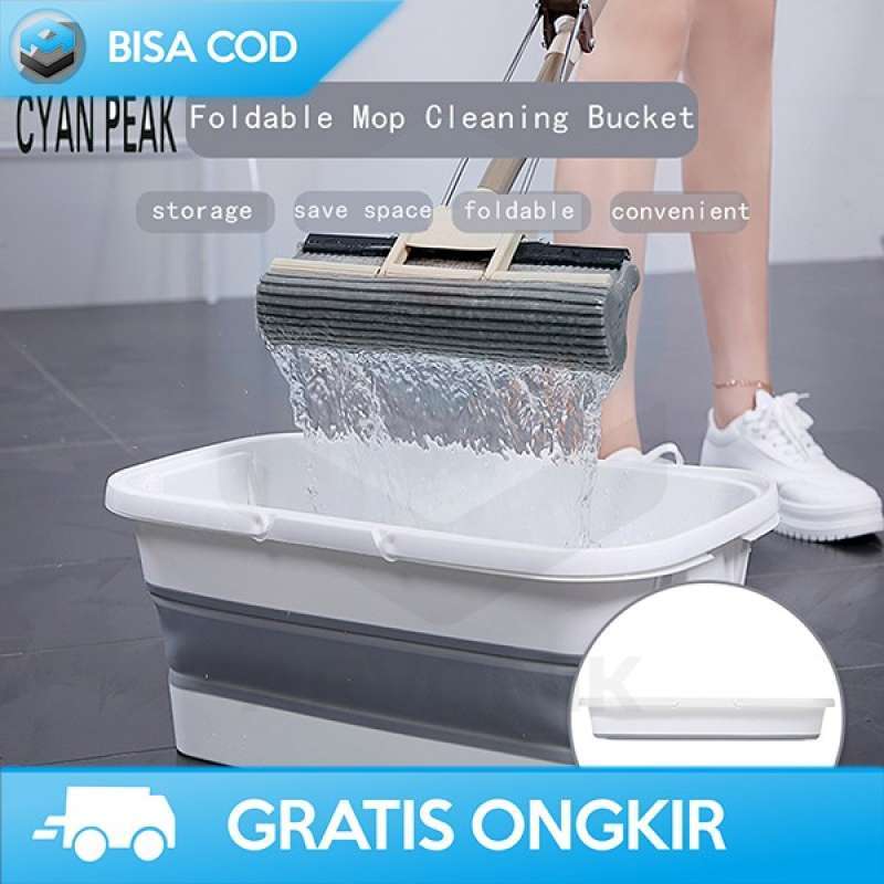 Promo EMBER FOLDABLE BASKOM LIPAT PORTABLE KAPASITAS 10 LITER ANTI ...