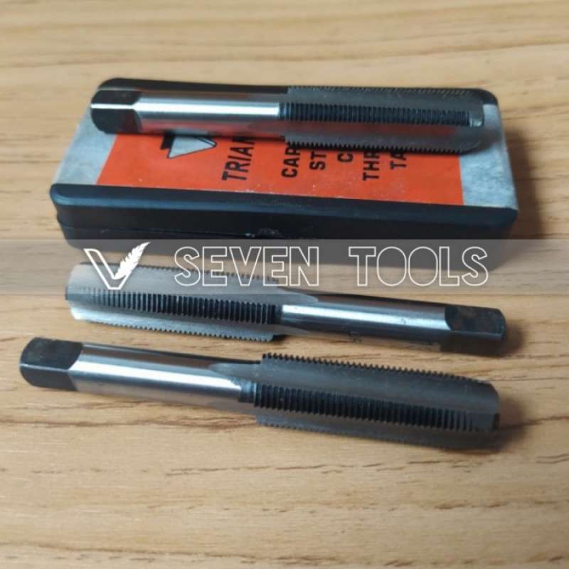 Promo Hand tap 3/4 X 10 UNC Triangle set 3 pcs Alat pembuat ulir drat ...