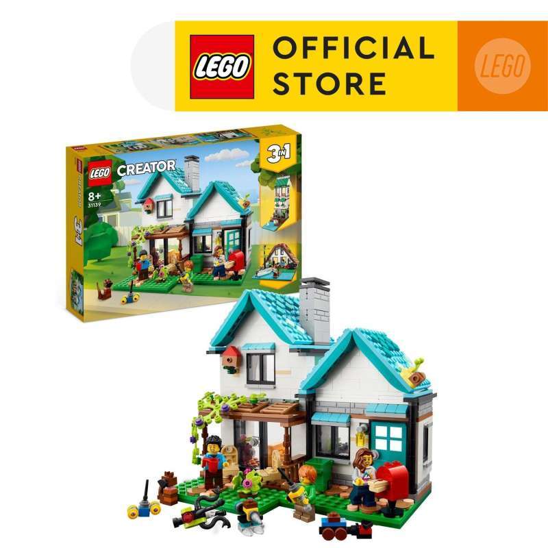 Promo Lego Creator 31139 Cozy House Building Toy Set (808 Pieces ...