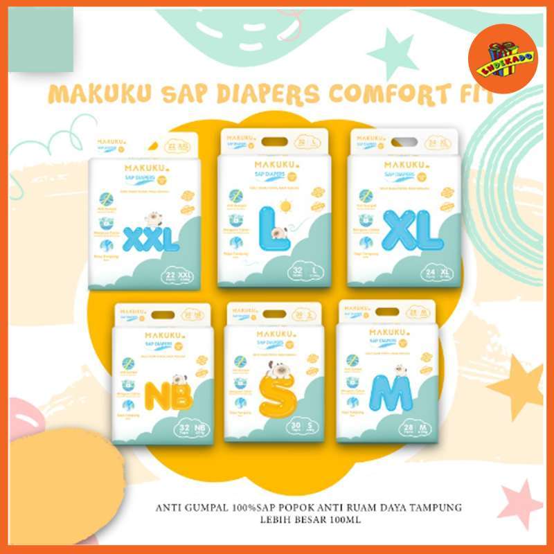Jual MAKUKU SAP Diapers Comfort FIT Detail produk: Brand : MAKUKU ... Jual MAKUKU SAP Diapers Comfort FIT Detail produk: Brand : MAKUKU ...