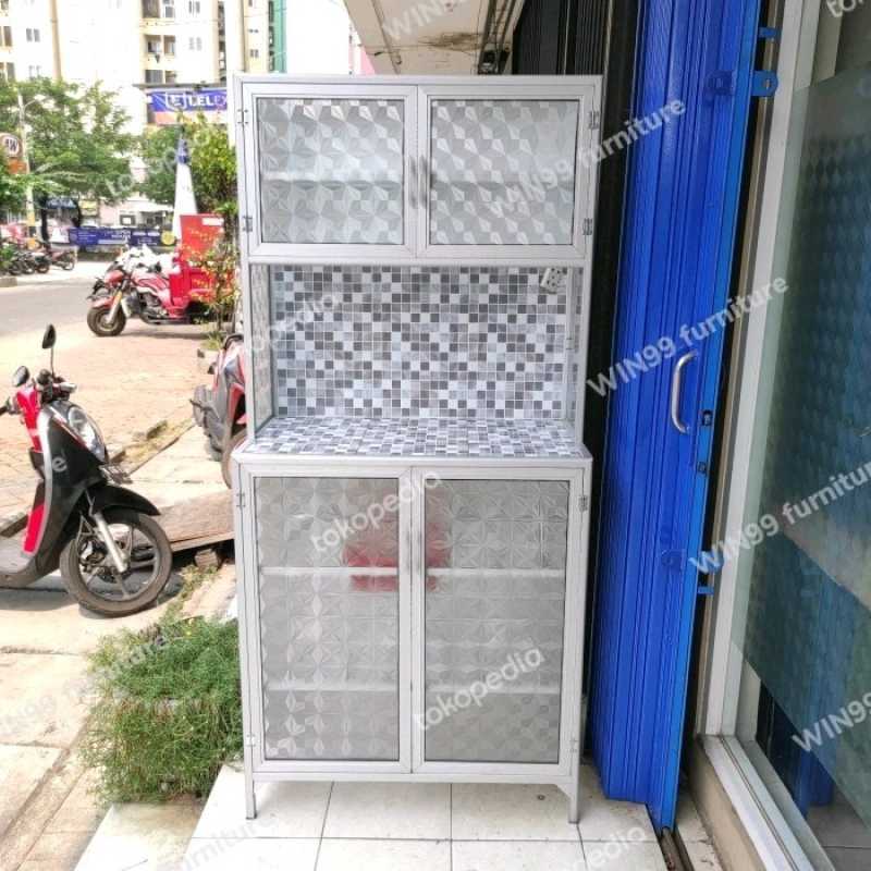 Jual Rak Piring 2 Pintu/Rak Piring Keramik/Lemari Piring Super/Rak ...