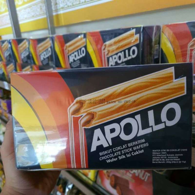Jual Apollo Chocolate Stick Wafer [24's X 11 G] Di Seller Lotus_jaya ...