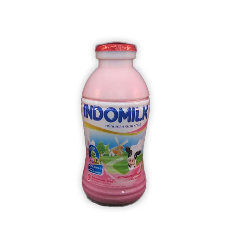 Jual Indomilk Liquid Strawberry 190Ml di Seller Foodmart Pasar Klender ...