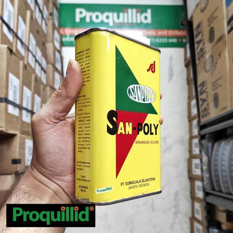 Jual Sanpoly San Poly Polish Cairan Poles Wax Mobil Motor Kulkas Tv 500 Ml Di Seller Proquillid ...