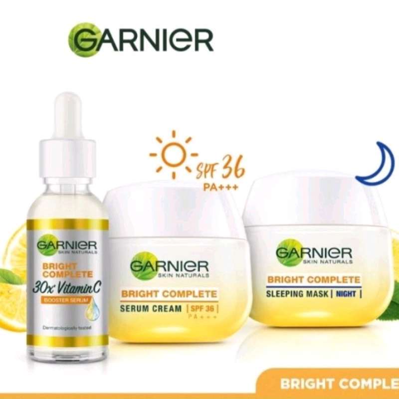 Jual Garnier Bright Complete Yuzu UV Day / Night Cream 50ml / Serum ... Jual Garnier Bright Complete Yuzu UV Day / Night Cream 50ml / Serum ...