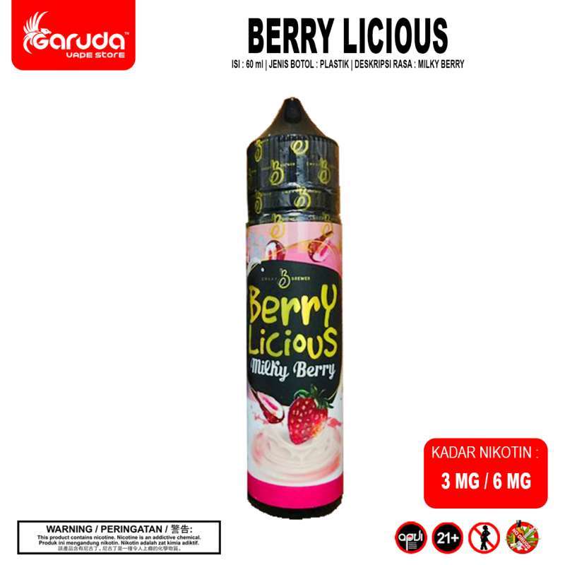 Jual Liquid Berrylicious Emkay 60ml Bercukai di Seller Garuda Vape ...