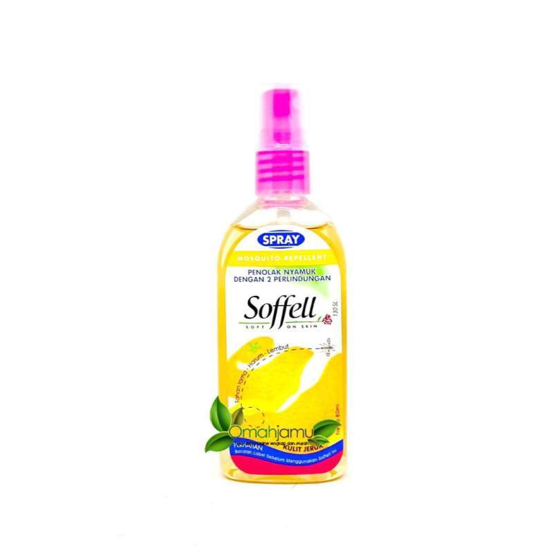 Jual Soffell Spray 80 Ml Kulit Jeruk Atau Geranium. Mosquito Repellent ...
