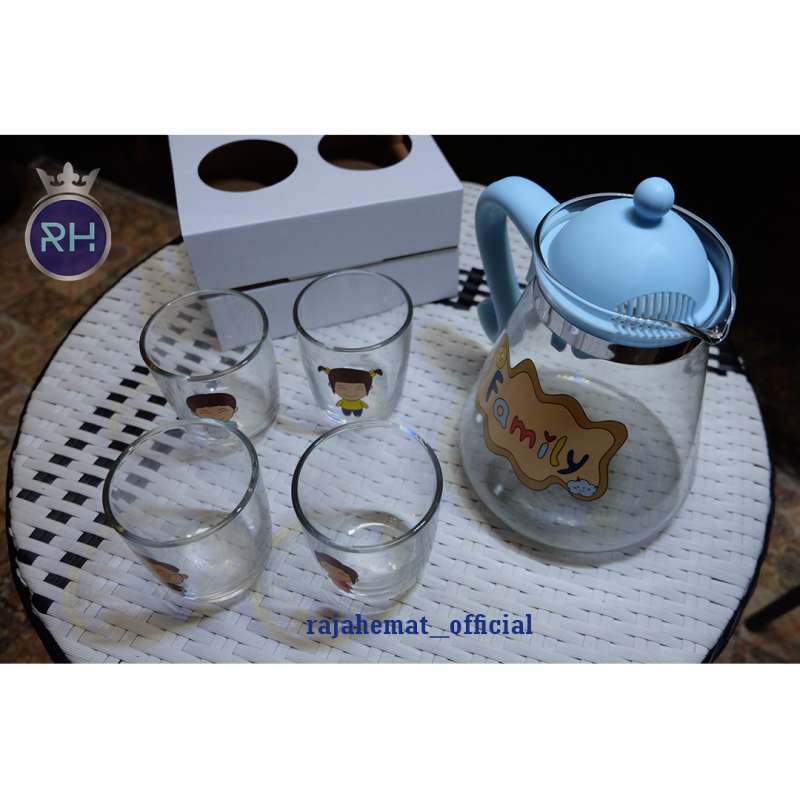 Jual Teko Family || teko + Gelas Set || teko Keluarga || Teko unik di ...