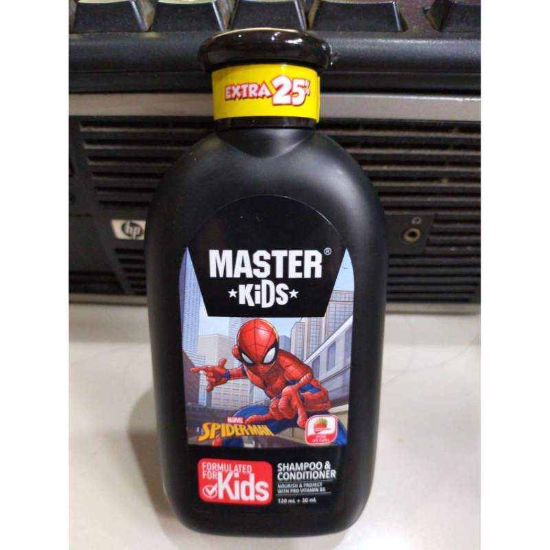 Promo Master Kids Spiderman Shampoo & Conditioner 150ml Diskon 20% di ...