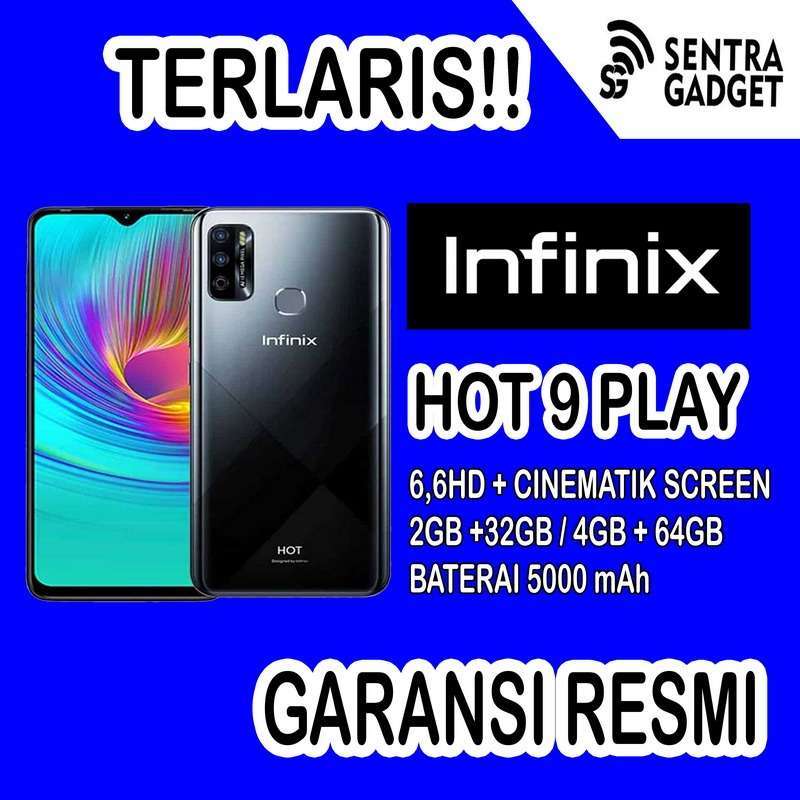 Jual HP INFINIX HOT 9 PLAY SMARTPHONE RAM 4GB ROM 64GB 4/64GB ...
