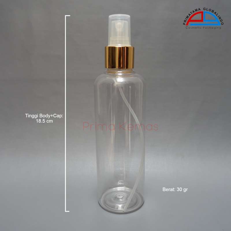 Jual Botol Sprayer 250 ml - botol skincare Prima Kemas - Pet 250 ml ...