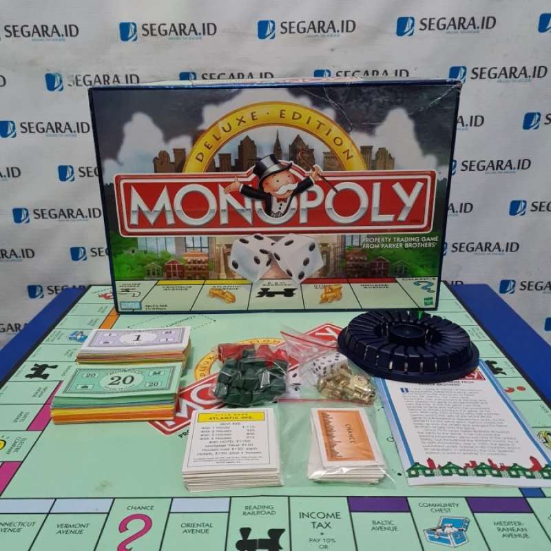 Jual Hasbro Monopoly Deluxe Edition Kolpri Mainan Board Game Di Seller ...