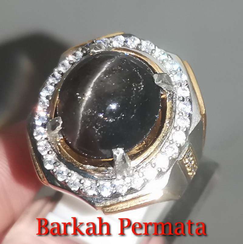 Batu Akik Mata Kucing Hitam