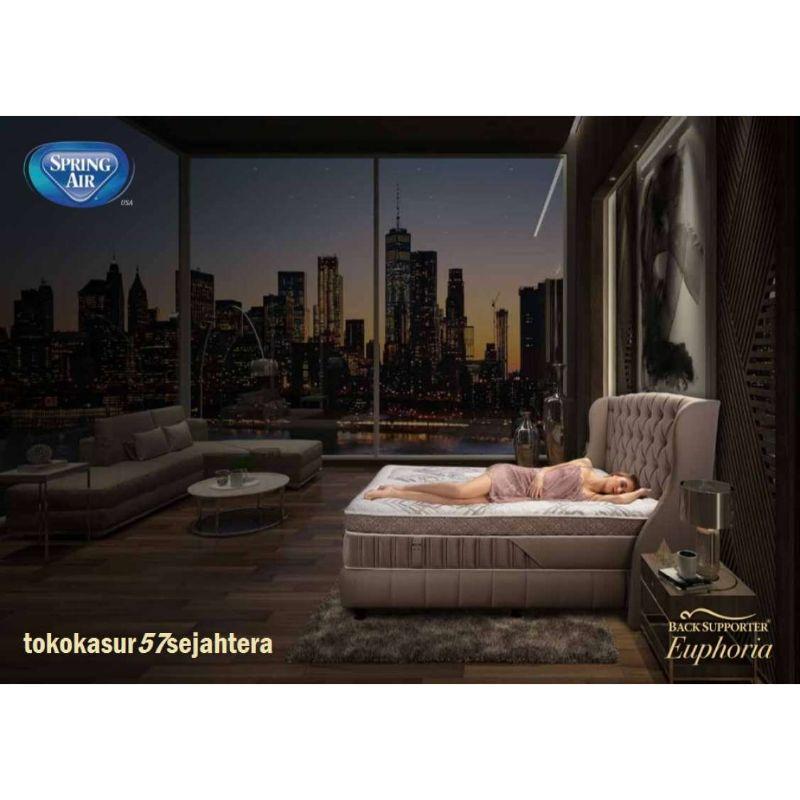 Jual Kasur Springbed Spring Air Type New Euphoria - Full Set - White ...