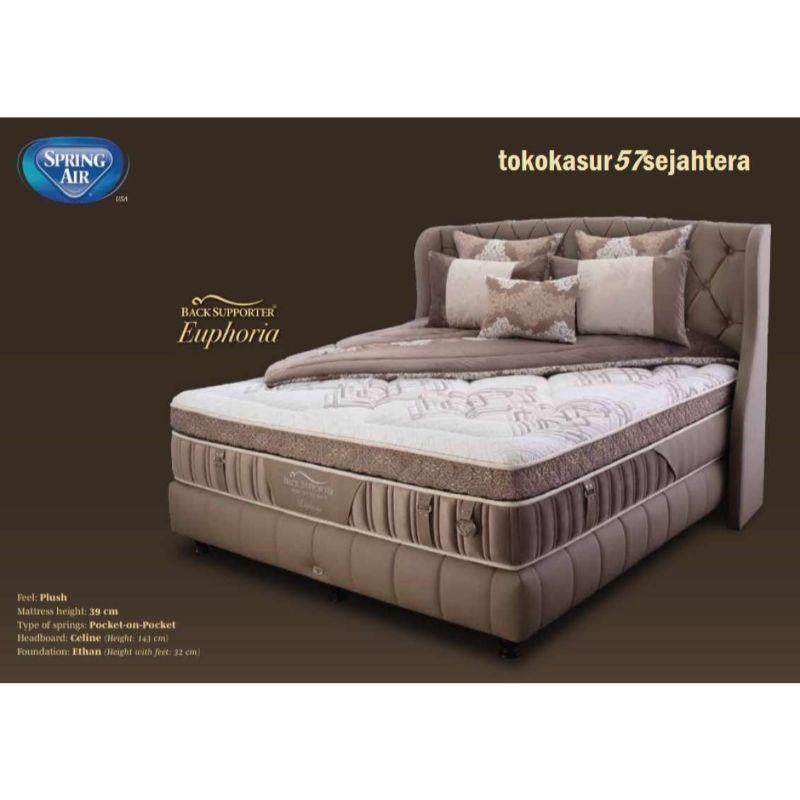 Jual Kasur Springbed Spring Air Type New Euphoria - Full Set - White ...