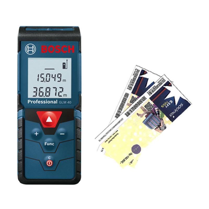 Jual Bosch GLM40 Professional Meteran Laser Digital Online April 2021 ...