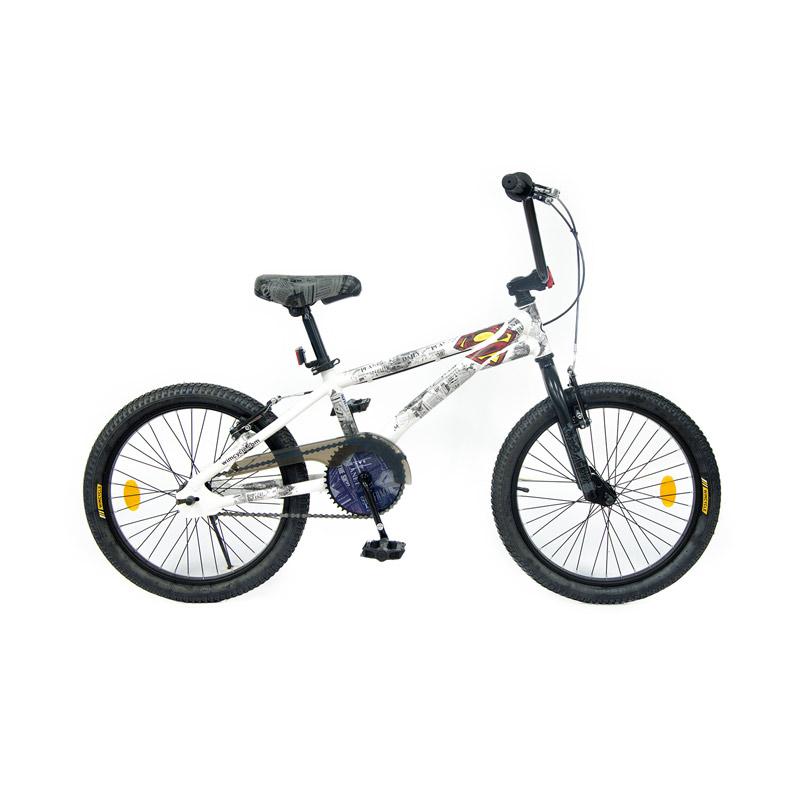 Jual WIMCYCLE Superman Sepeda BMX- Putih [20 Inch] di Seller Cahaya ...