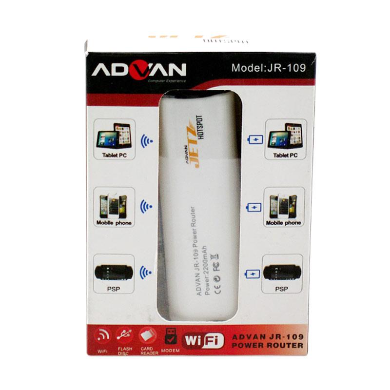 Jual Advan JR-109 Modem Mifi Wifi Router - Putih [GSM 3.5G] di Seller ...